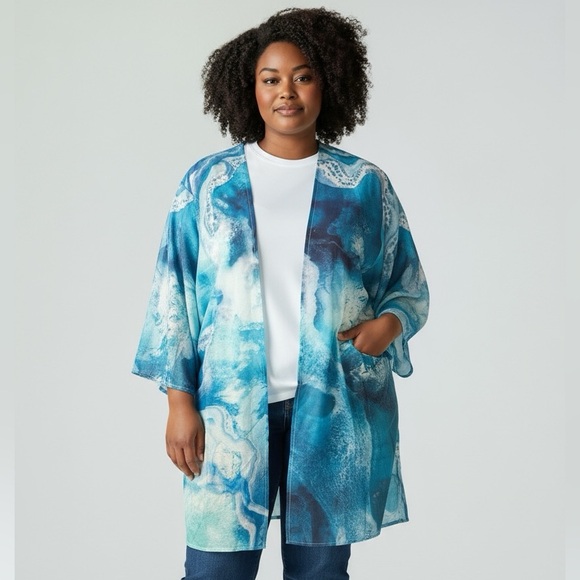 Swim | Azure Waves Womens Swim Coverup | Poshmark